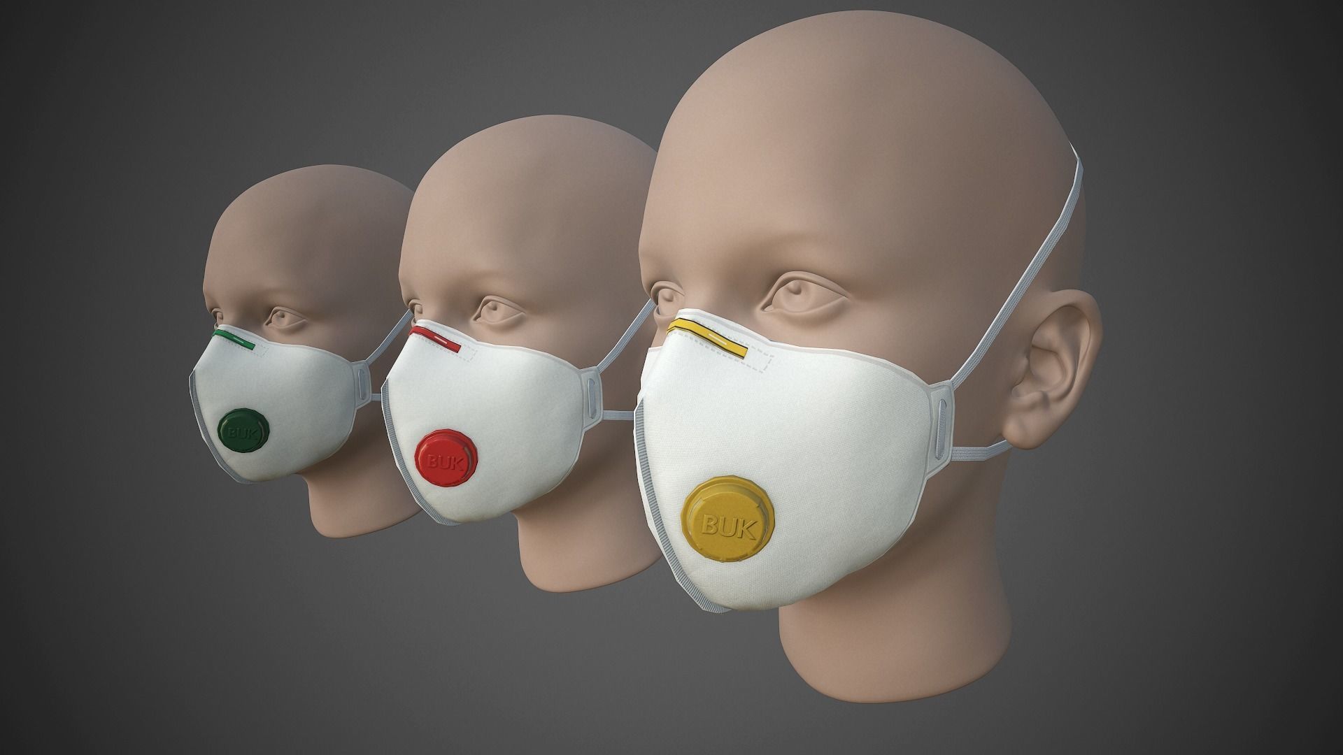3D model Medical Face Mask VR / AR / low-poly | CGTrader