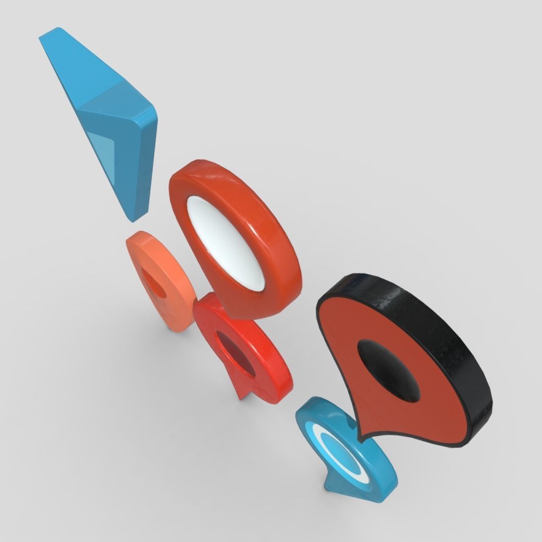 3D model Map Pointer Pack VR / AR / low-poly | CGTrader