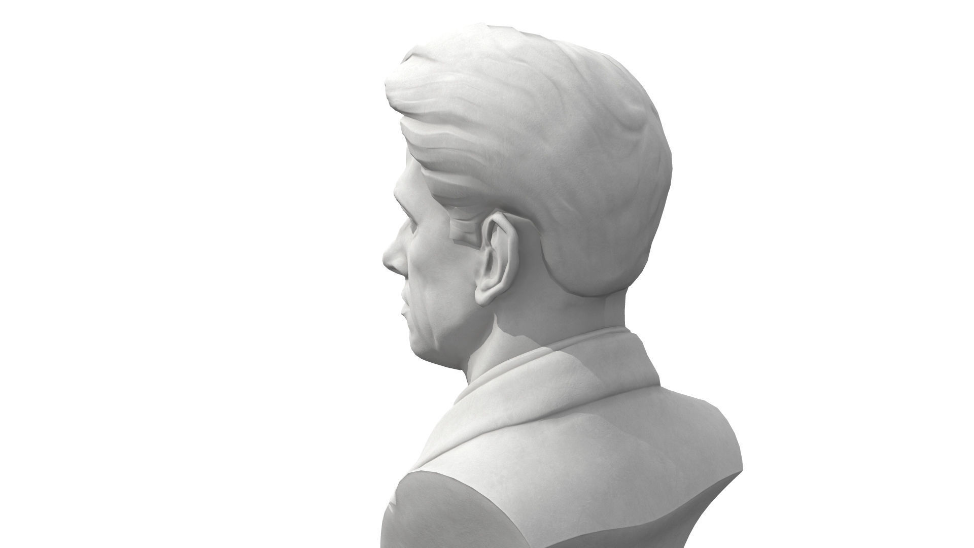Mayakovsky bust of man in suit 3D model | CGTrader