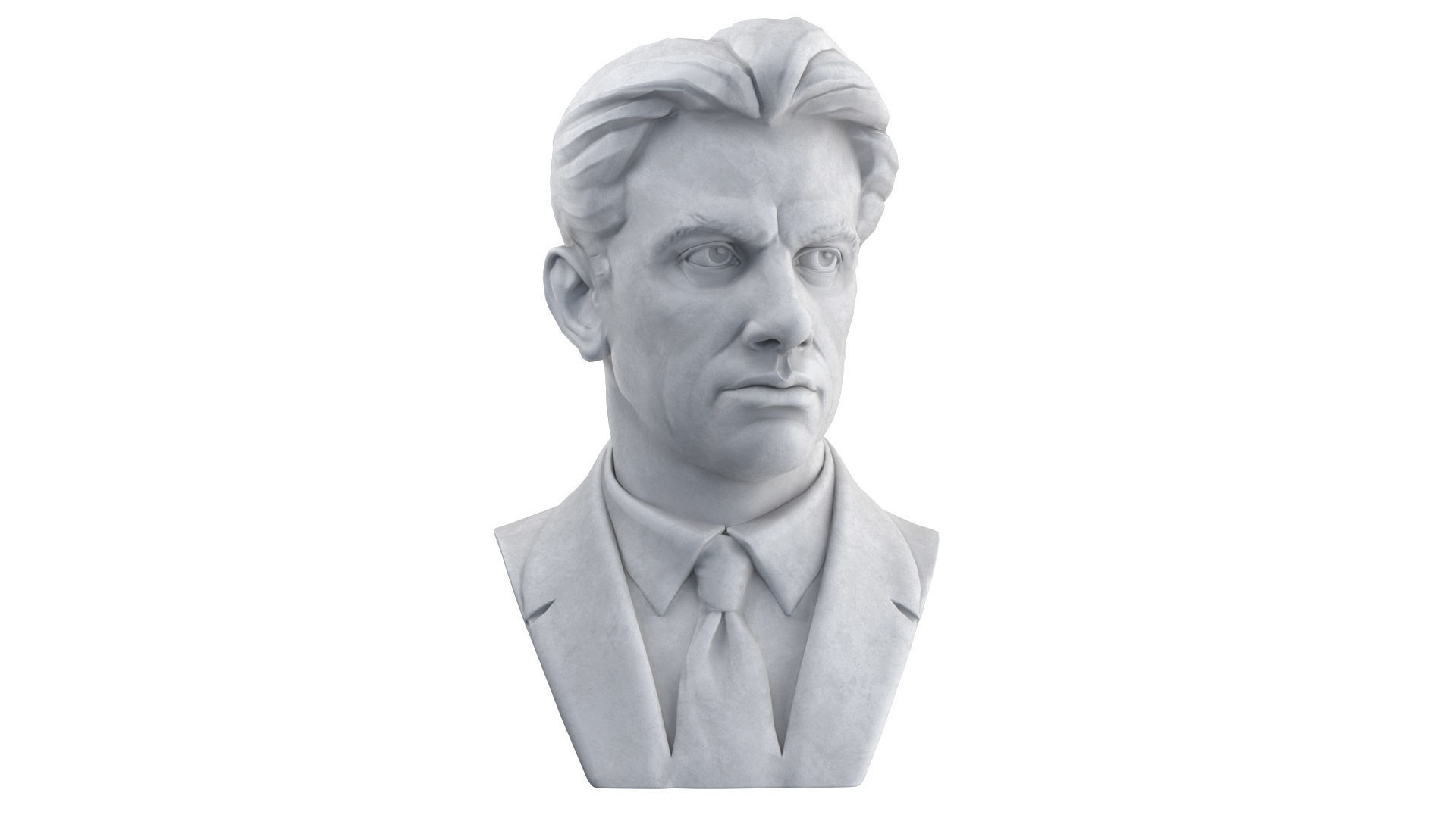 Mayakovsky bust of man in suit 3D model | CGTrader