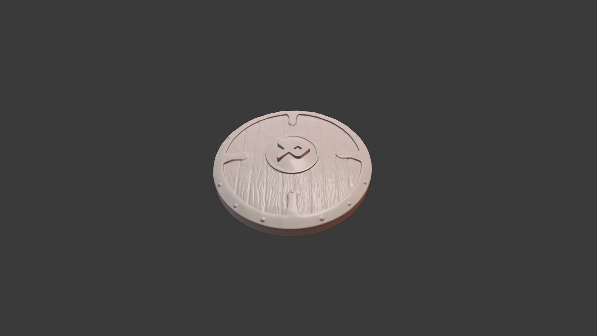 Scandinavian shield with rune Othala 3D model 3D printable | CGTrader