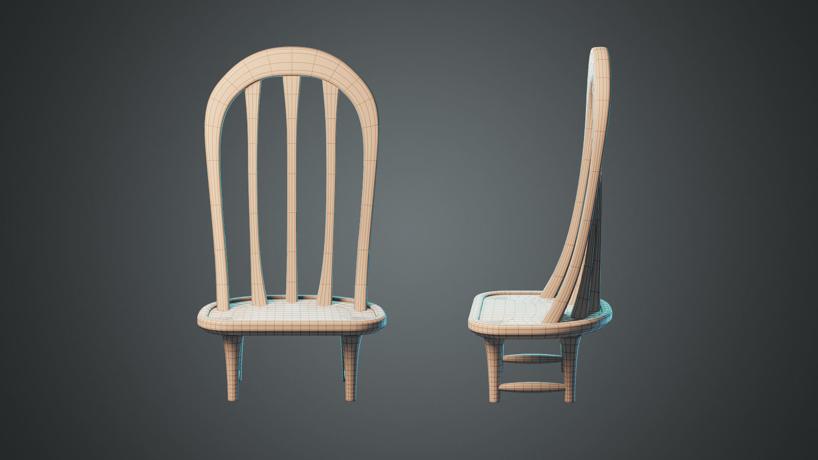 Cartoon chair 3D model | CGTrader