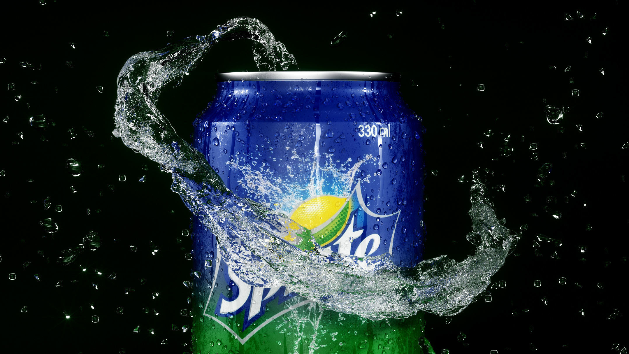 Soda Splash Animated 3D model animated | CGTrader