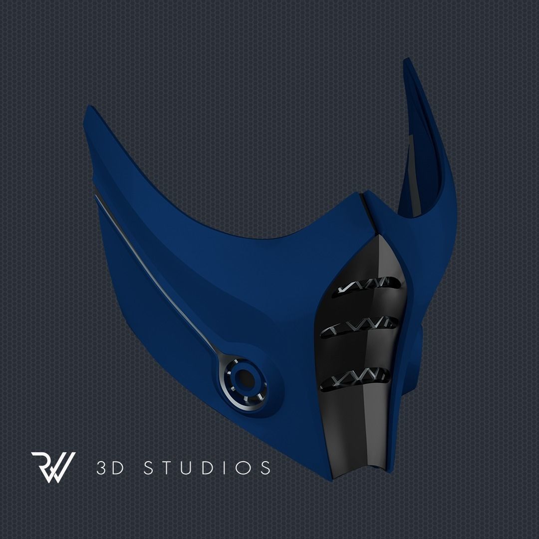 MK11 Sub-Zero Mask V5 - STL File 3D model 3D printable | CGTrader
