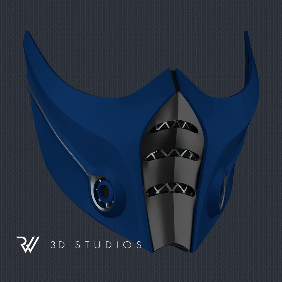 MK11 Sub-Zero Mask V5 - STL File 3D model 3D printable | CGTrader
