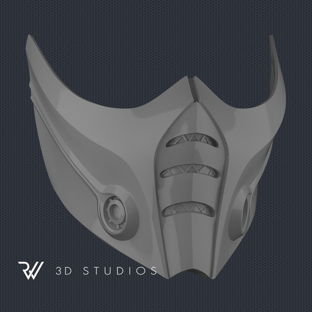 MK11 Sub-Zero Mask V5 - STL File 3D model 3D printable | CGTrader