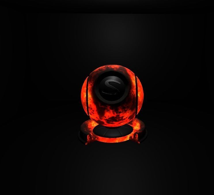 Fire Material Animated Texture animated | CGTrader