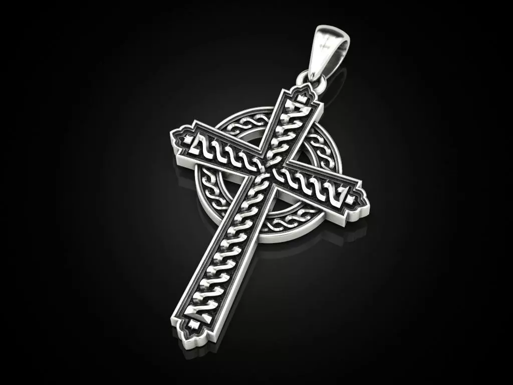 Celtic cross knot 3D model 3D printable | CGTrader