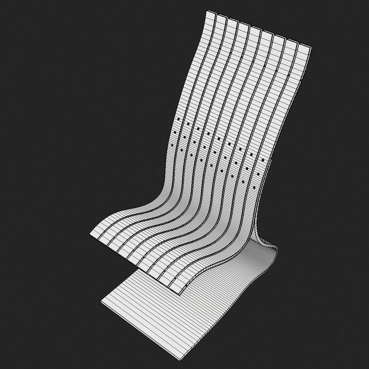 Modern Easy Chair 3D model | CGTrader