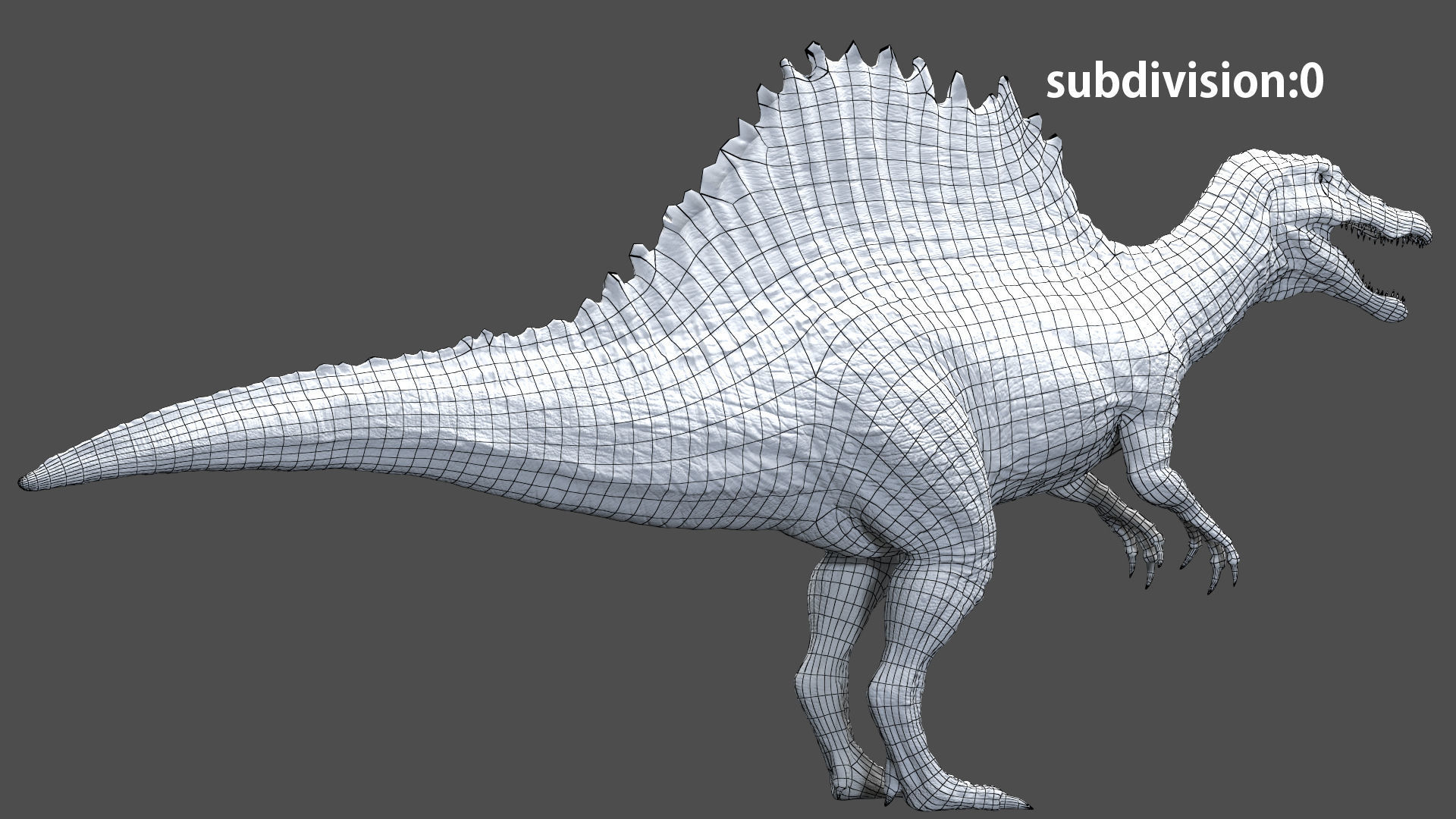 3D model Spinosaurus Rigged 3D model VR / AR / low-poly | CGTrader