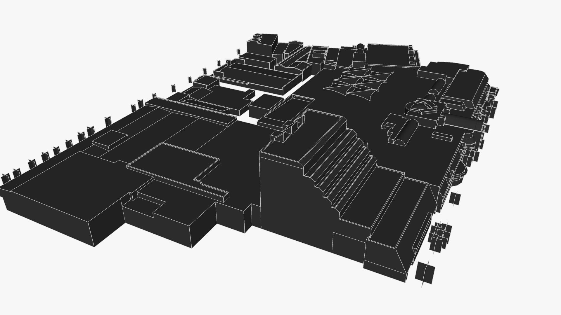 3D model Seabank Building and Australian Fair Building VR / AR / low ...
