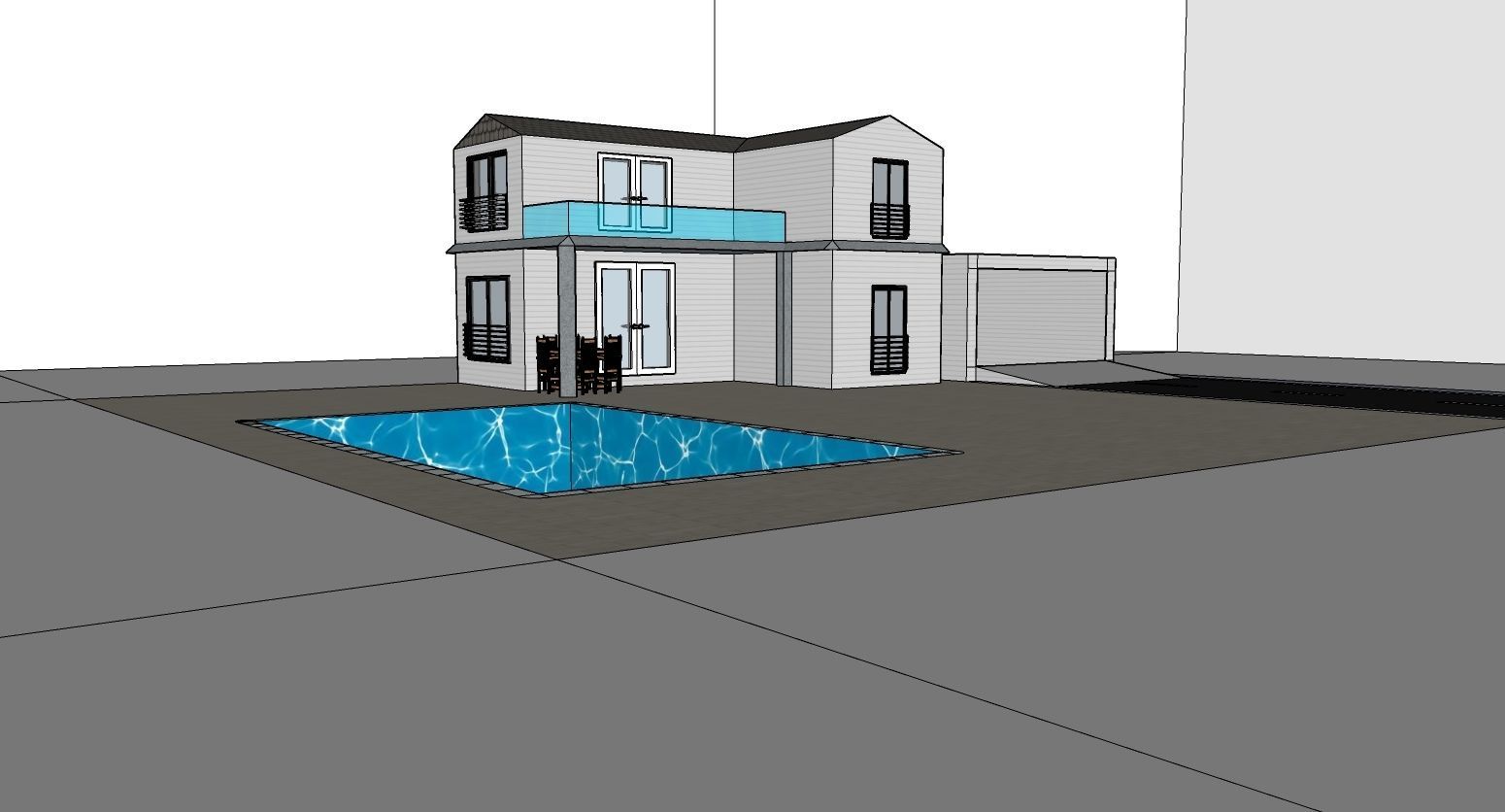 two-storey villa 3D model 3D printable | CGTrader