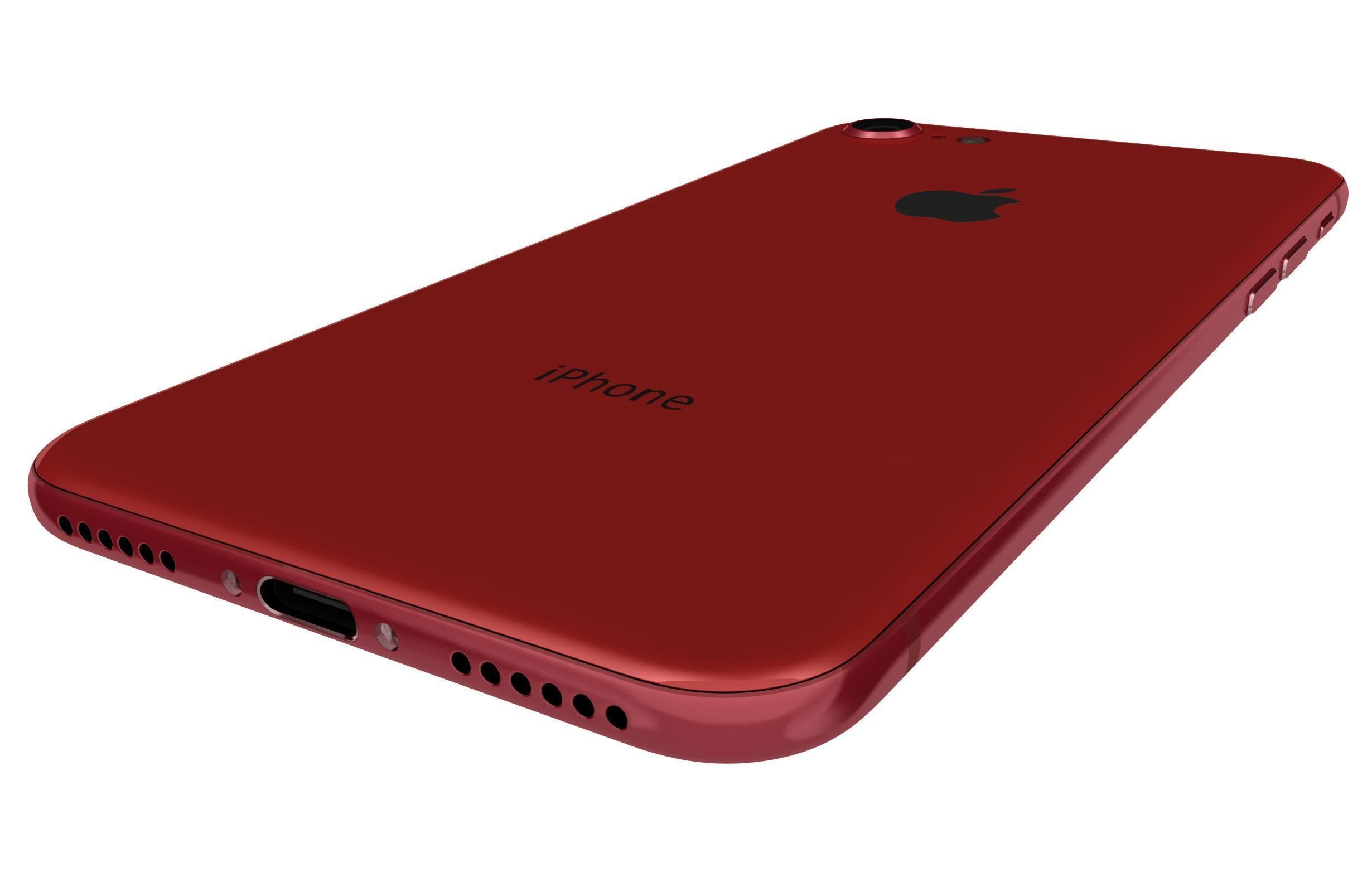 Apple iPhone SE 2020 Red 3D model | CGTrader