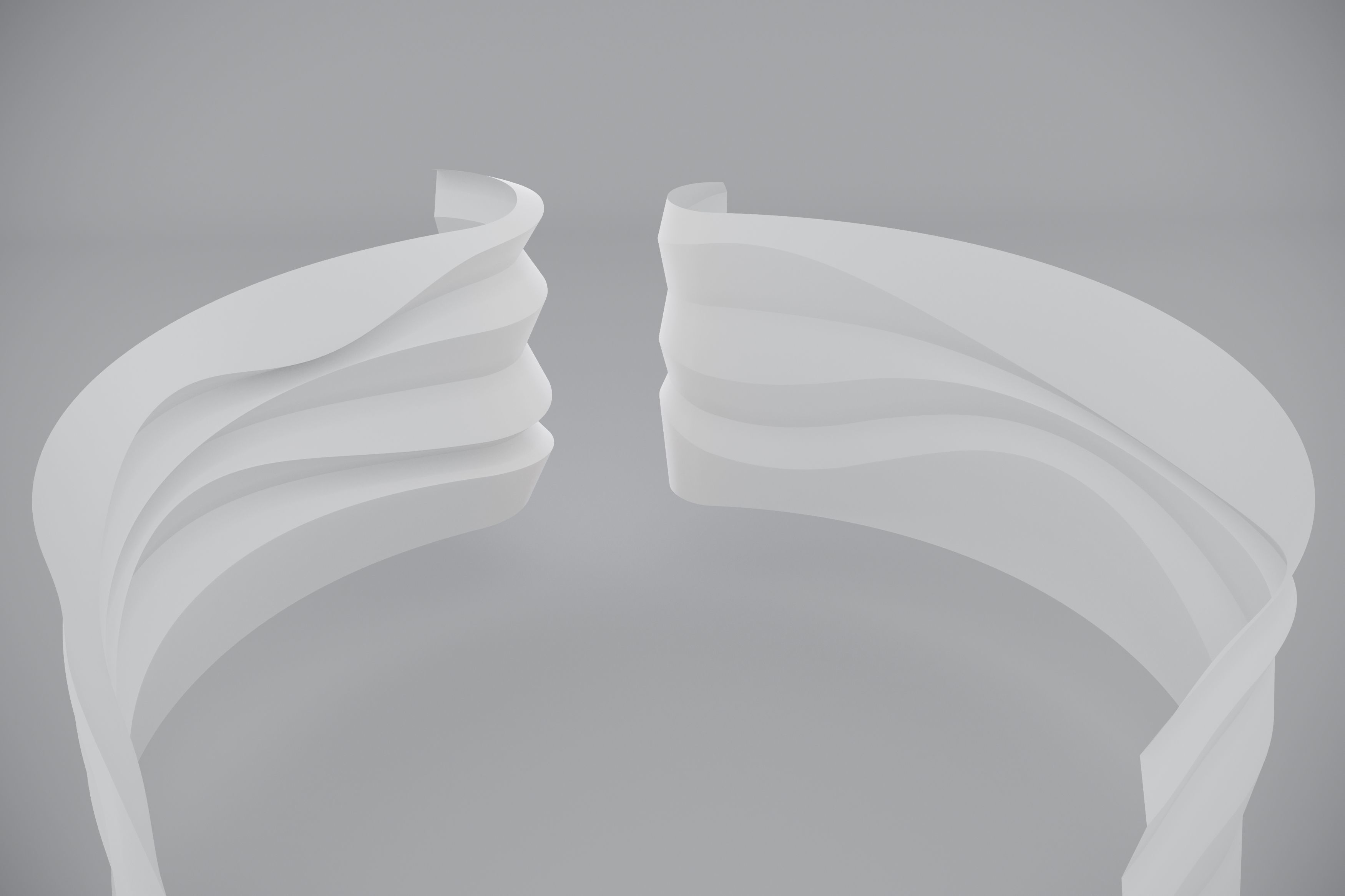 Wall waves decoration 3D model | CGTrader