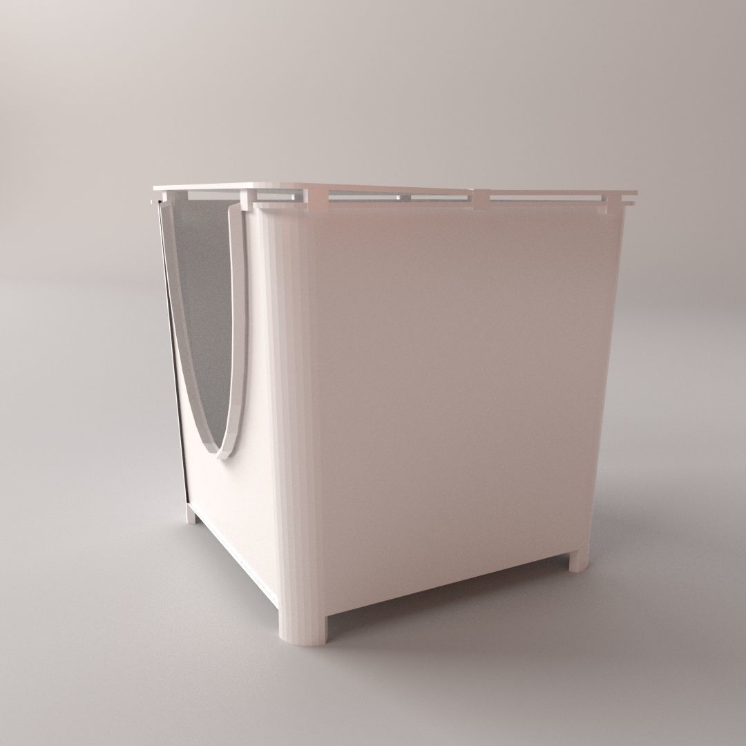 Cats Litter Box 3D model | CGTrader