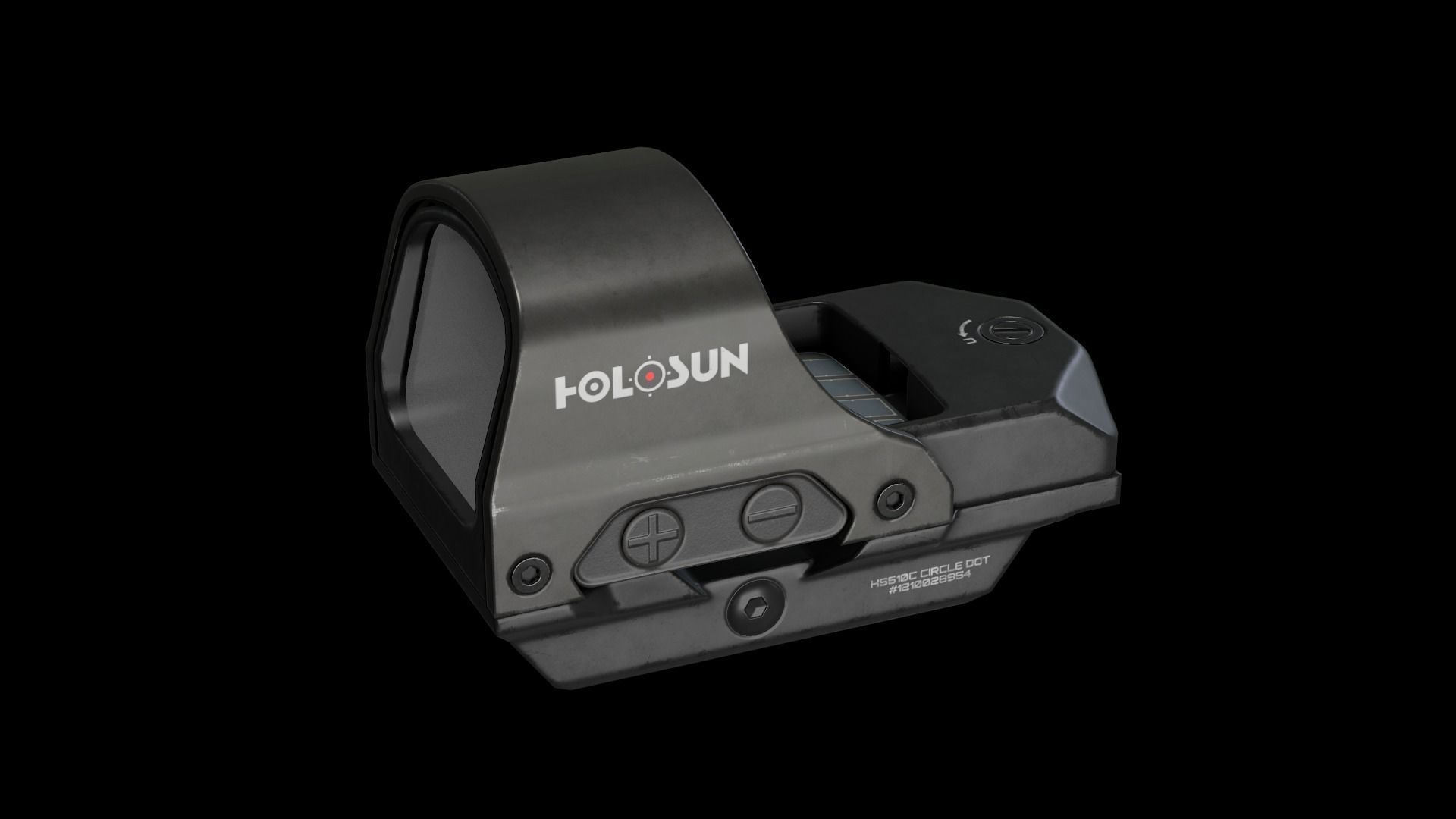 3D model Holosun HS510C REFLEX SIGHT VR / AR / low-poly | CGTrader