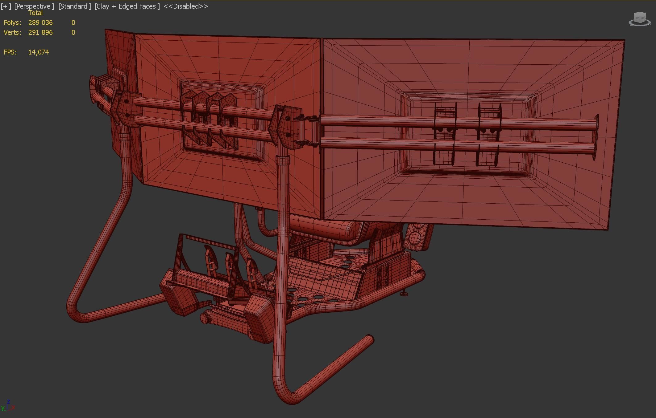 Racing Game Simulator 3D model | CGTrader