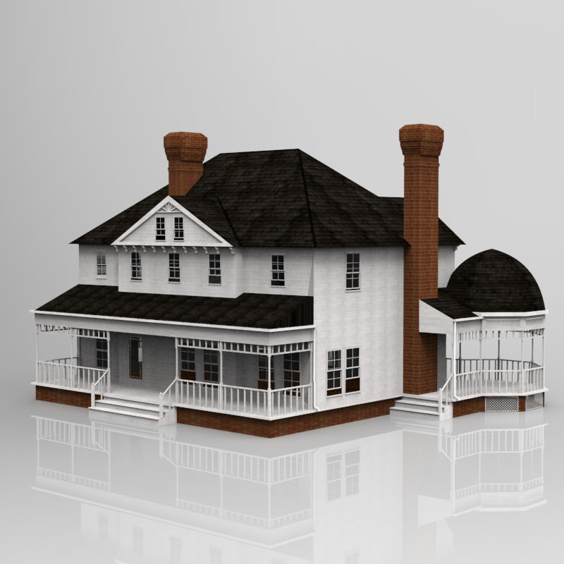 Victorian House 3D model | CGTrader