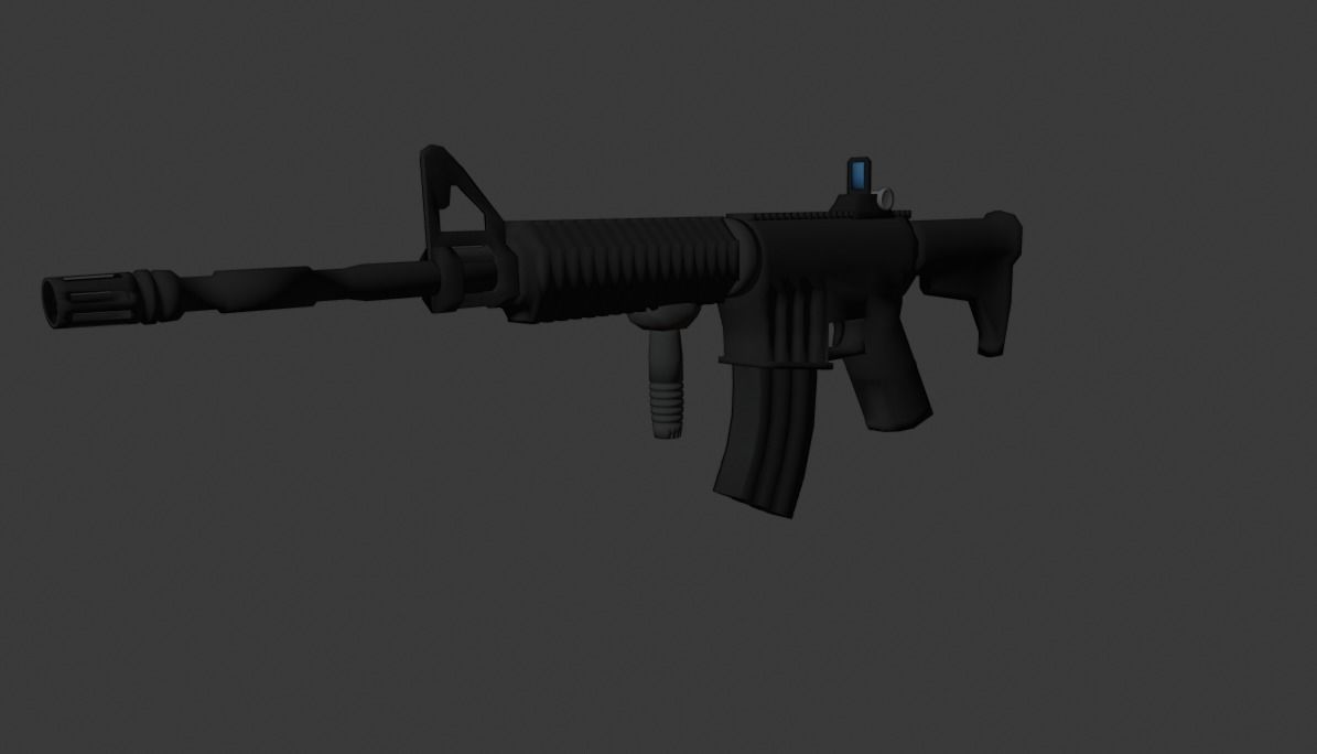 AssaultRifle ar - rifle free VR / AR / low-poly 3D model | CGTrader