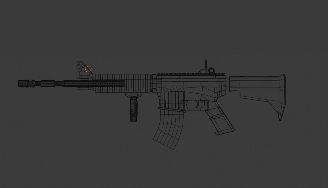 AssaultRifle ar - rifle free VR / AR / low-poly 3D model | CGTrader