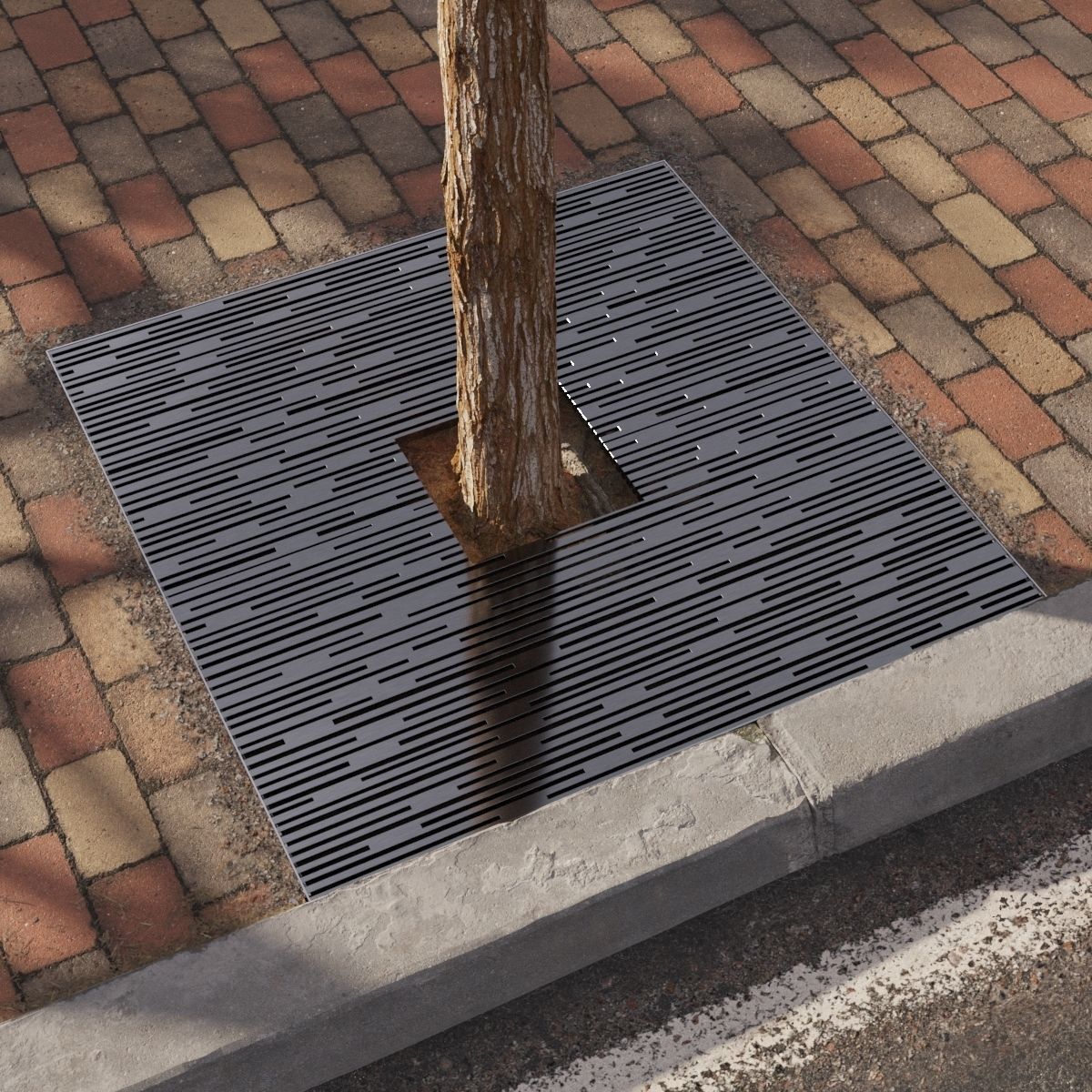 Tree grates 09 3D model | CGTrader
