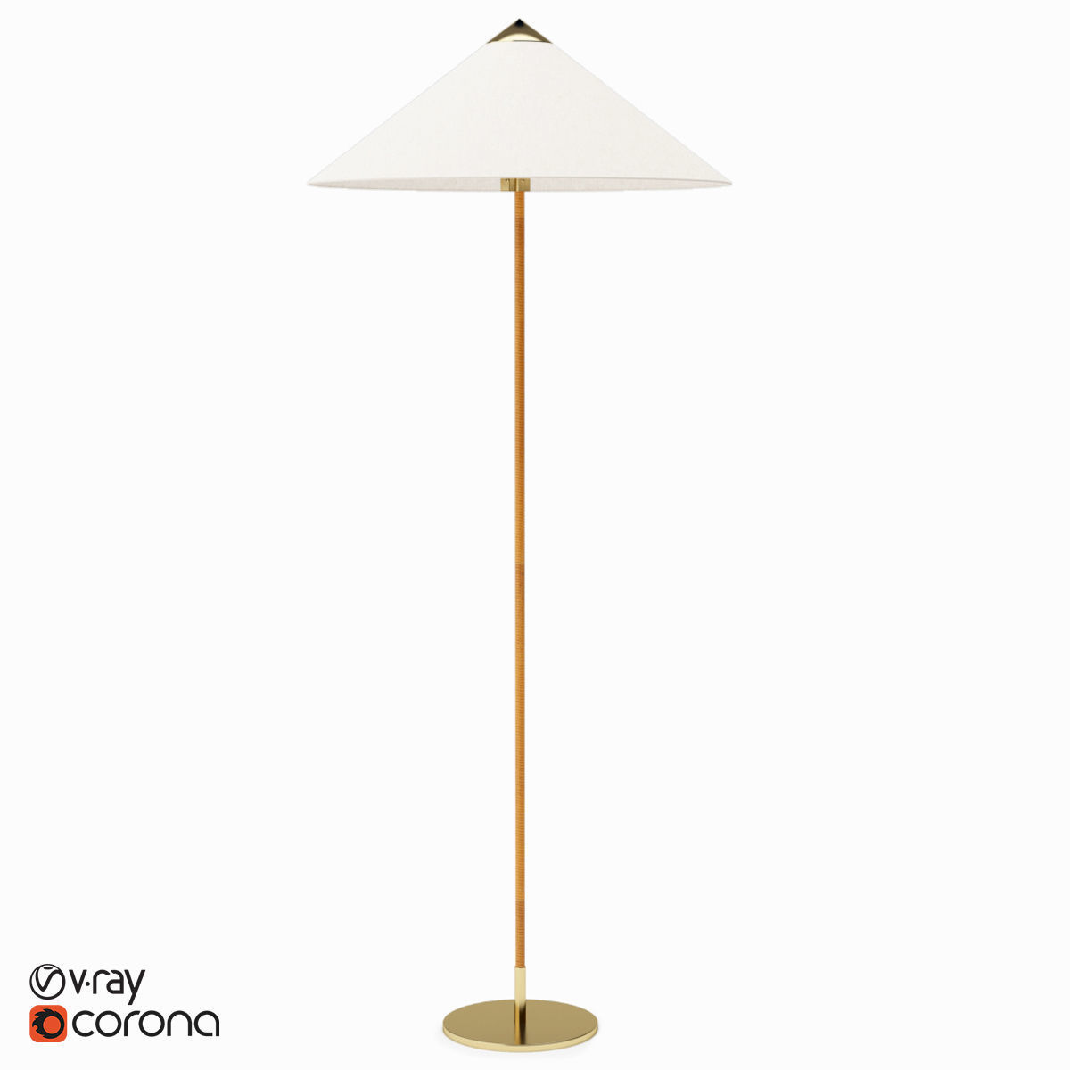 Gubi 9602 Floor Lamp 3D model | CGTrader