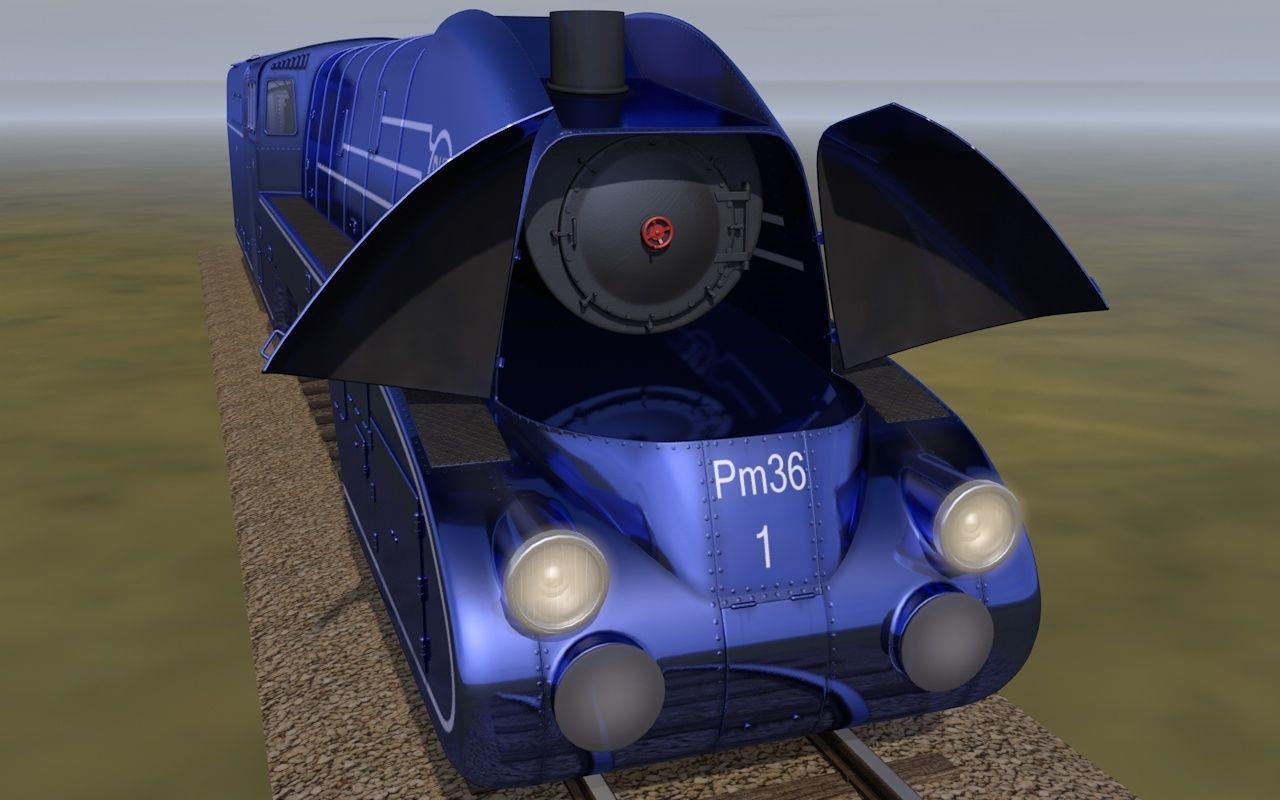 Locomotive PM 36 3D model | CGTrader