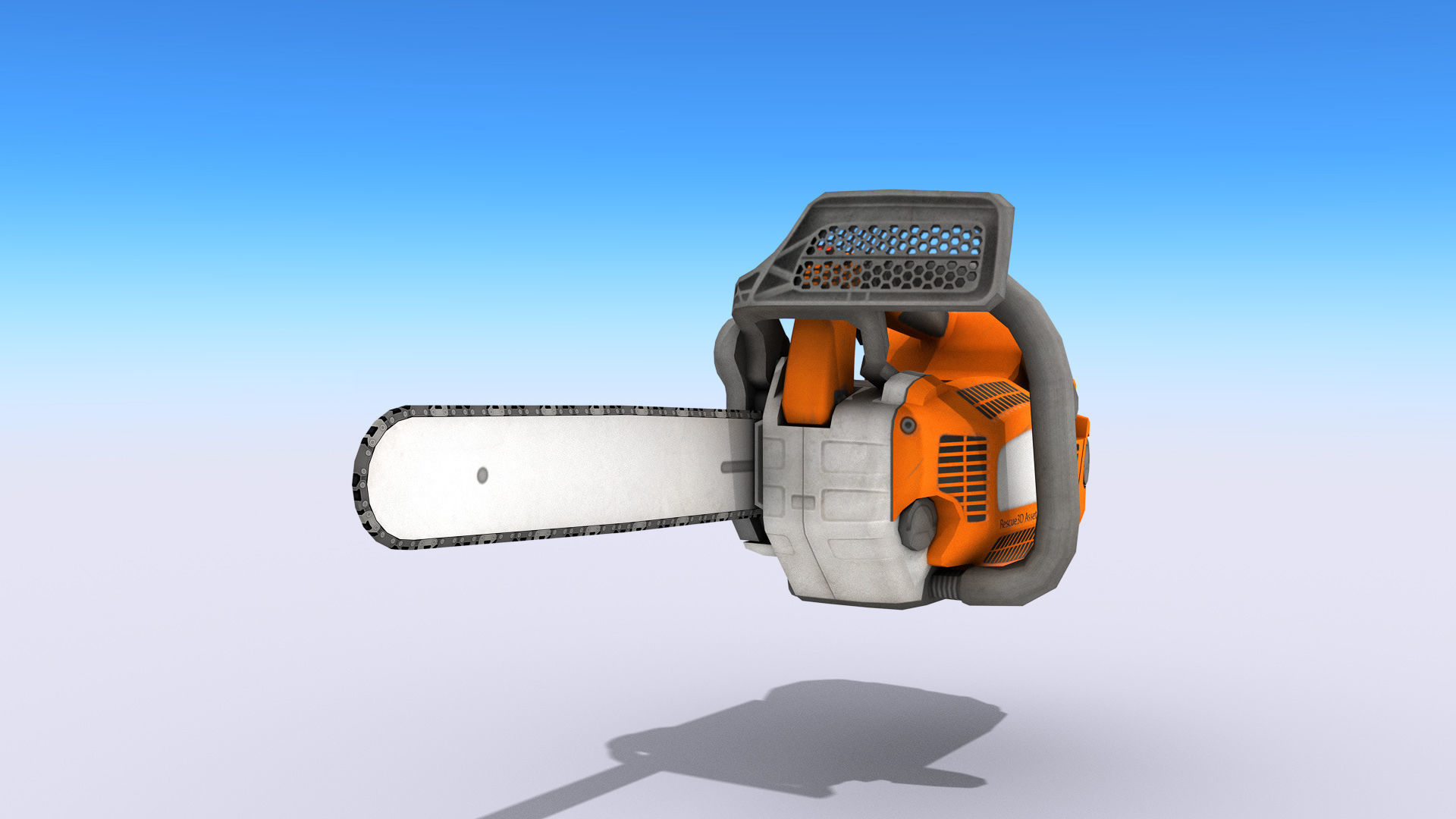 Petrol Chainsaw free VR / AR / low-poly 3D model | CGTrader