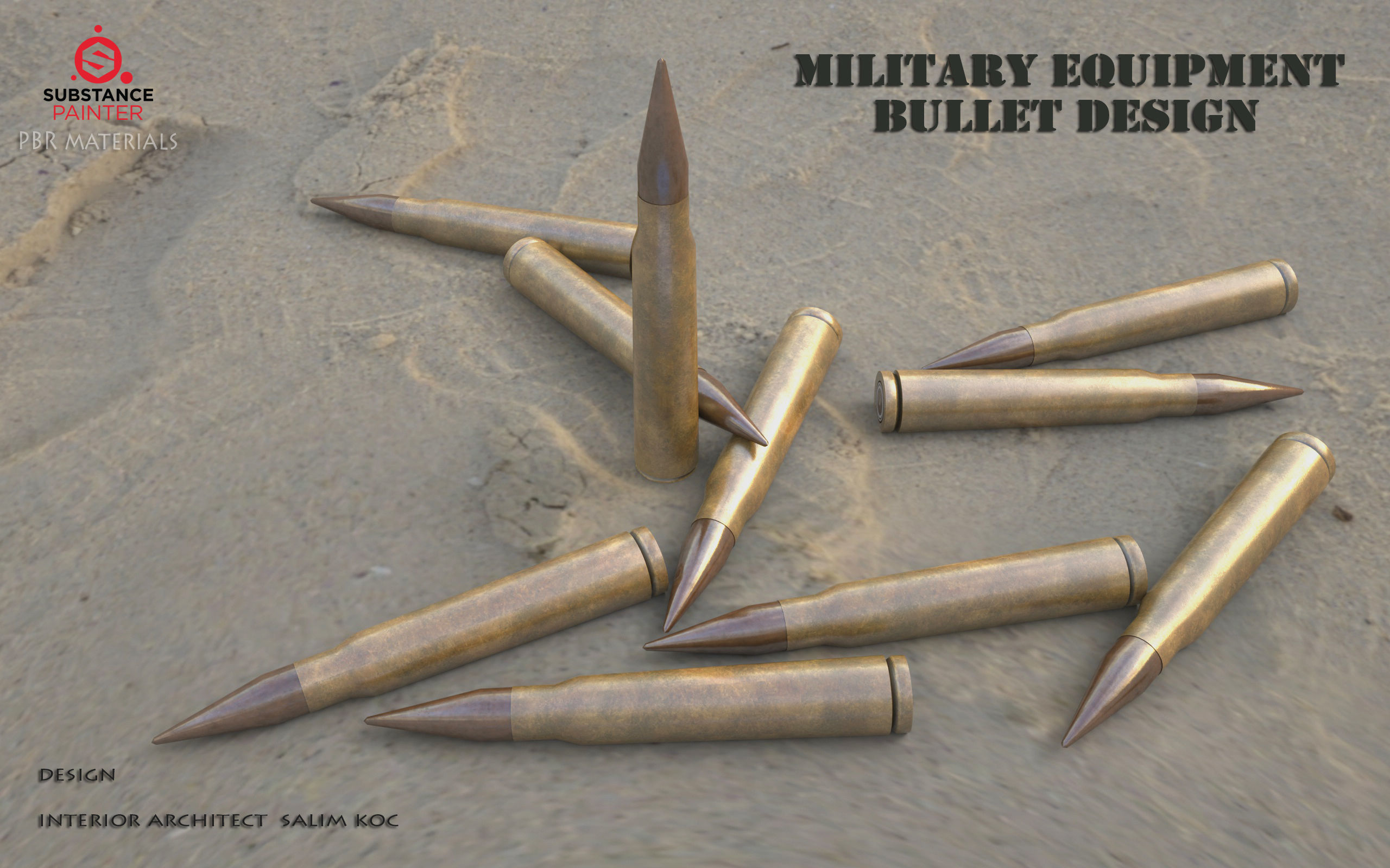 3D model BULLET DESIGN VR / AR / low-poly | CGTrader