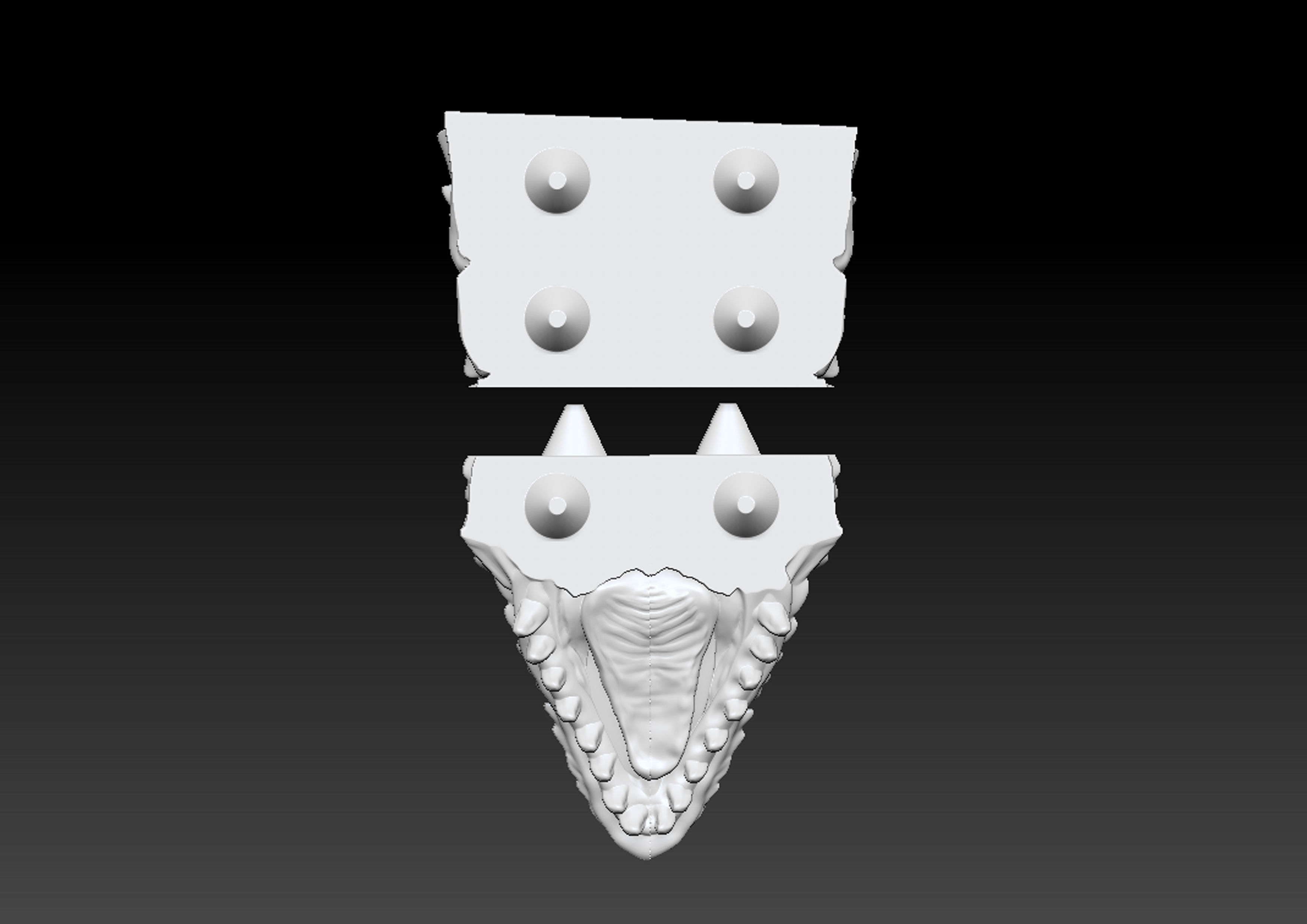 Fire Dragon head 3D model 3D printable | CGTrader