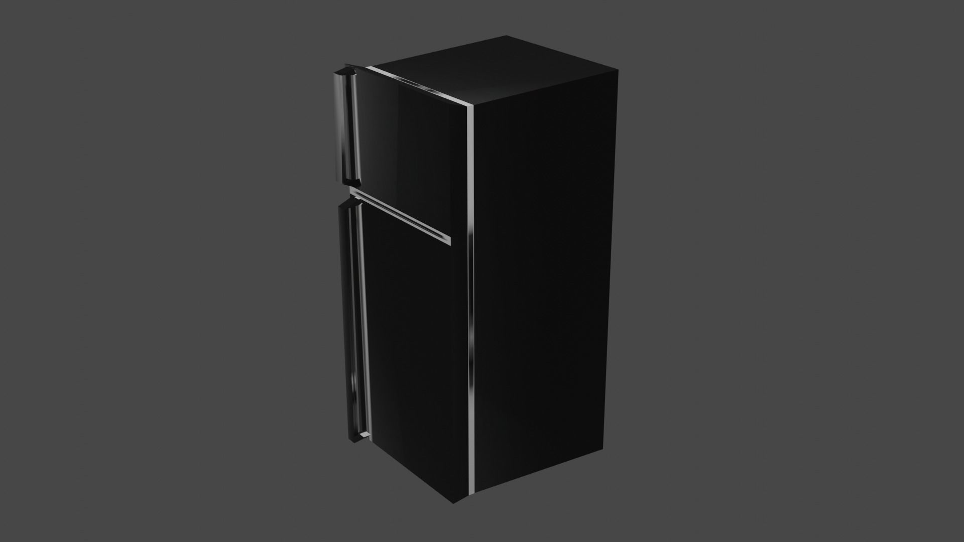 Low Poly refrigerator game ready free VR / AR / low-poly 3D model ...
