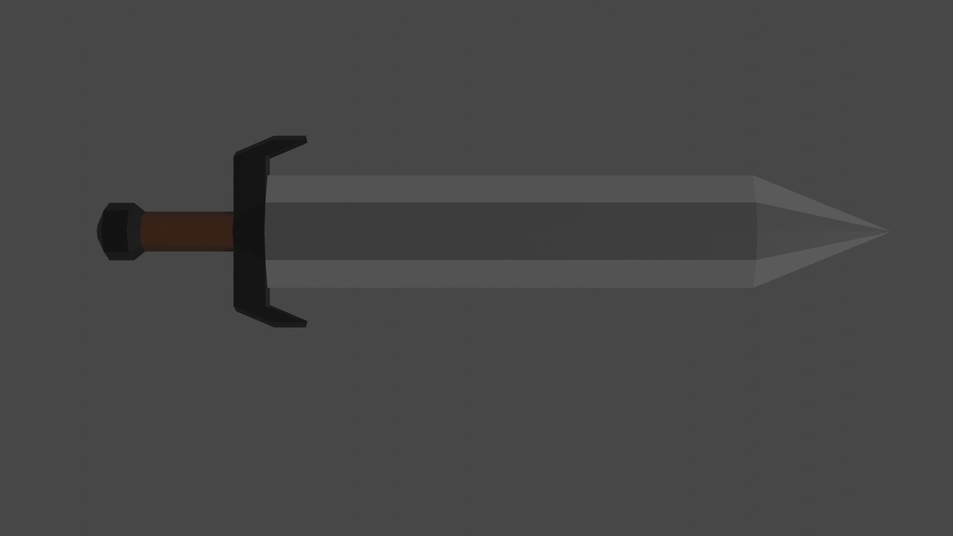 Low Poly Sword Long Sword and Shield Melee pack free VR / AR / low-poly ...