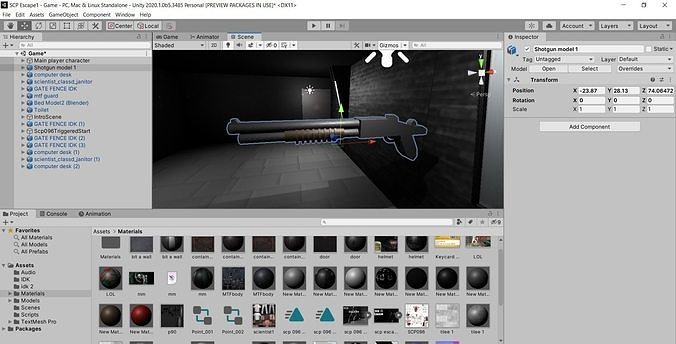 Low Poly Shotgun gun in unity 3D model | CGTrader