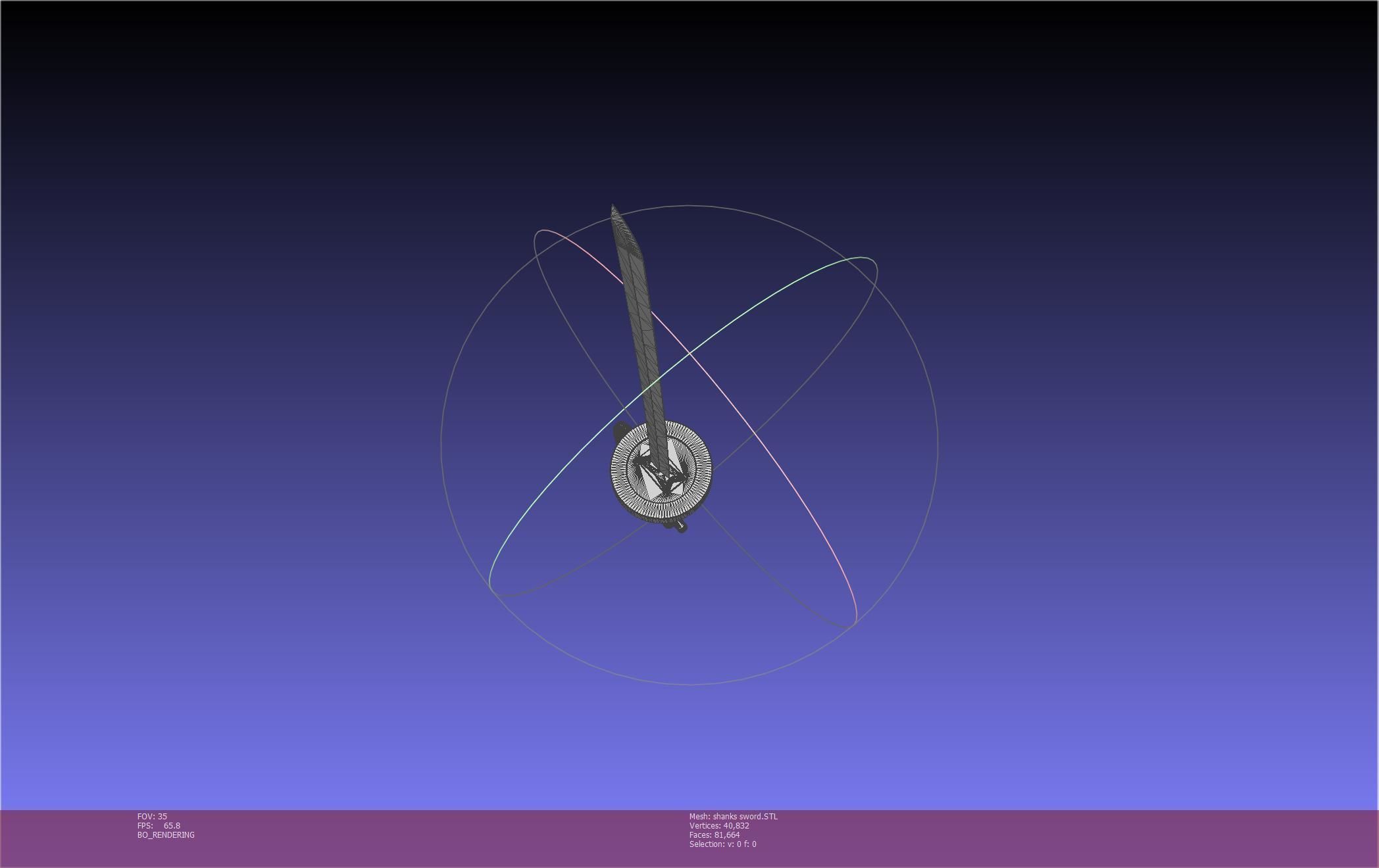 One Piece Shanks Sword Printable Assembly 3D model 3D printable | CGTrader