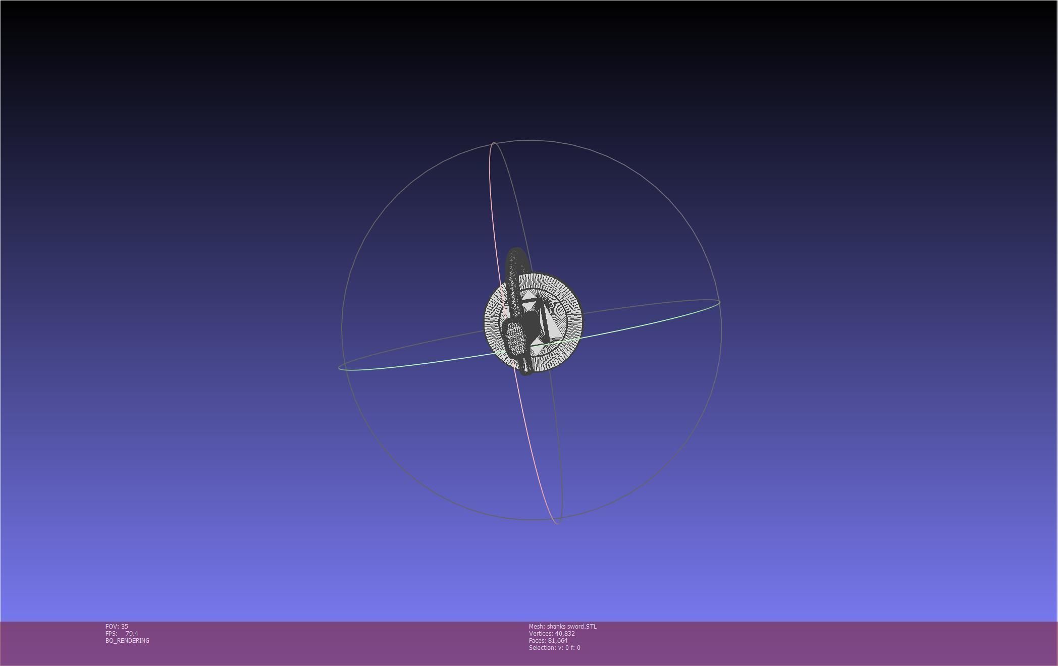 One Piece Shanks Sword Printable Assembly 3D model 3D printable | CGTrader