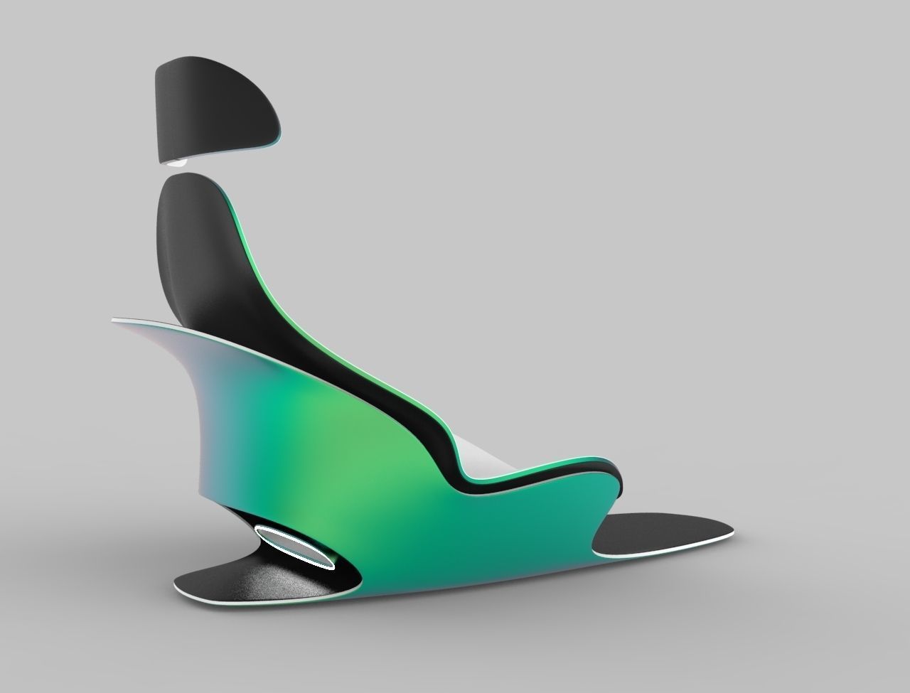 Modern car seat concept 3d model 3D model | CGTrader