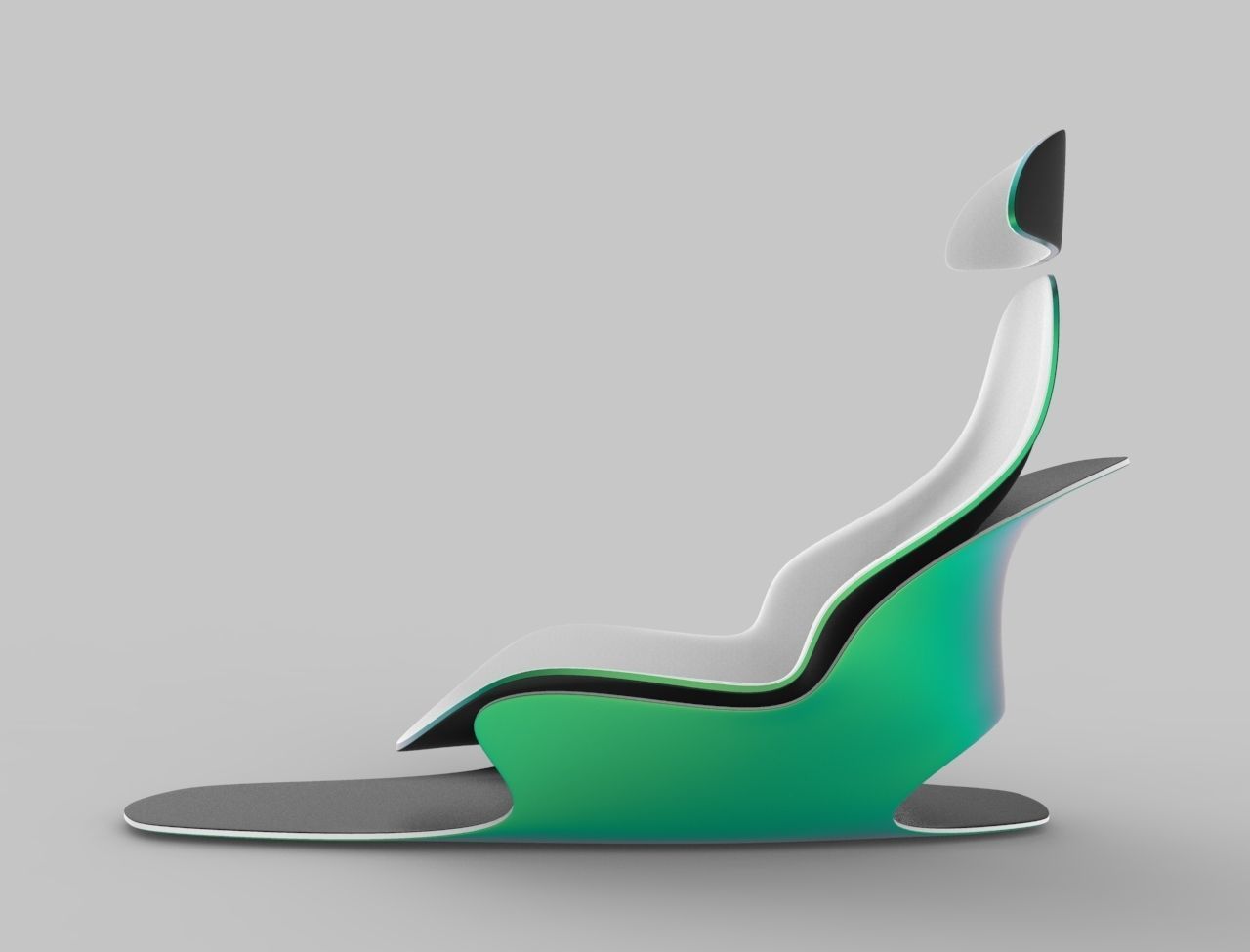 Modern car seat concept 3d model 3D model | CGTrader