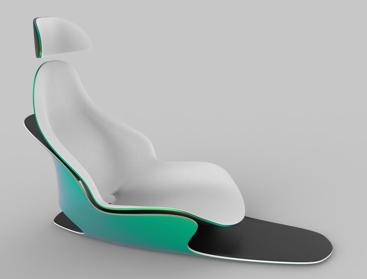 Modern car seat concept 3d model 3D model | CGTrader