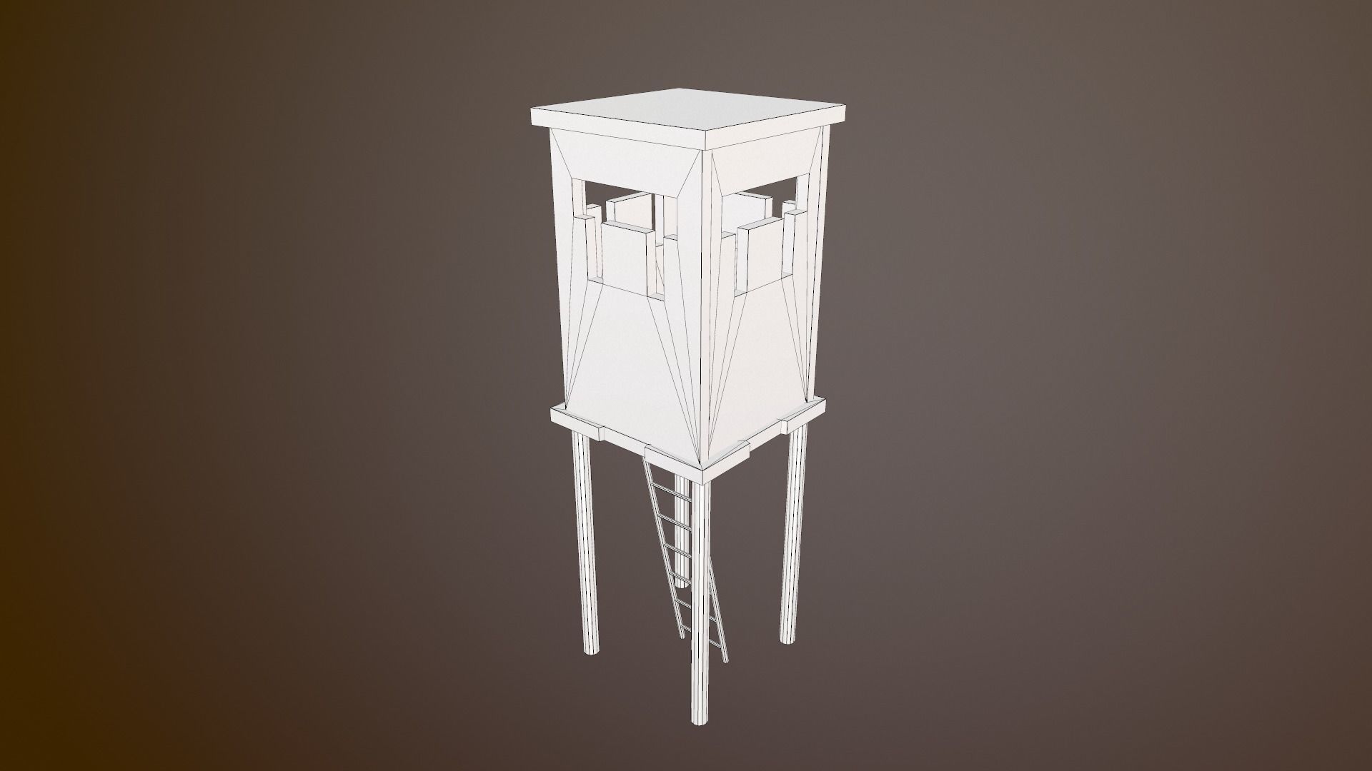 3D model Watchtower VR / AR / low-poly | CGTrader