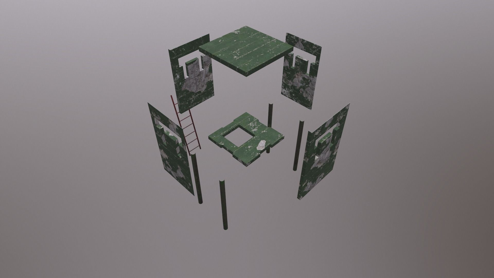 3D model Watchtower VR / AR / low-poly | CGTrader