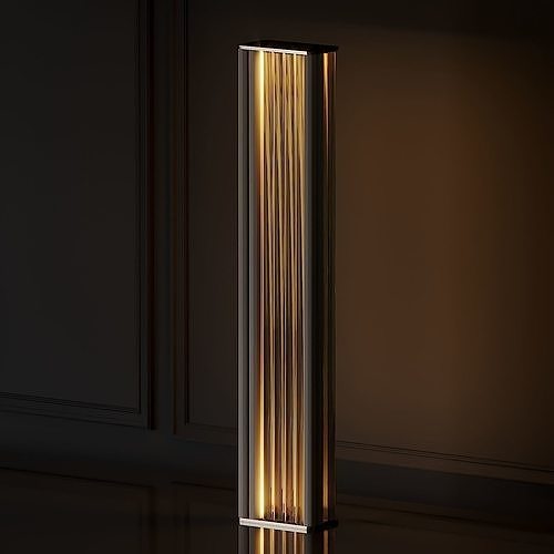 VeniceM Numa Floor Light in Brass and Glass by Massimo Tonetto 3D model ...