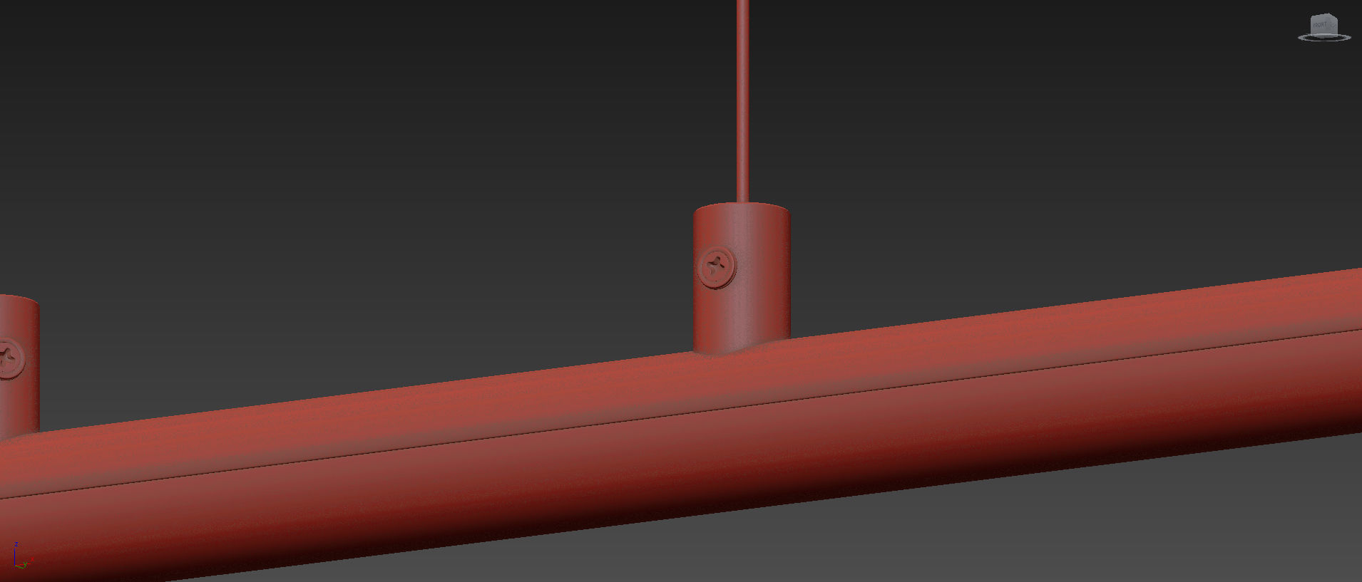Light Rods LED Pendant 3D model | CGTrader