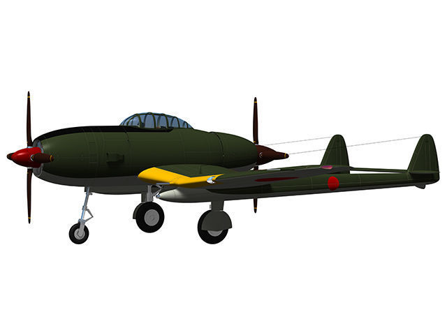 tachikawa Ki-94i 3D model | CGTrader