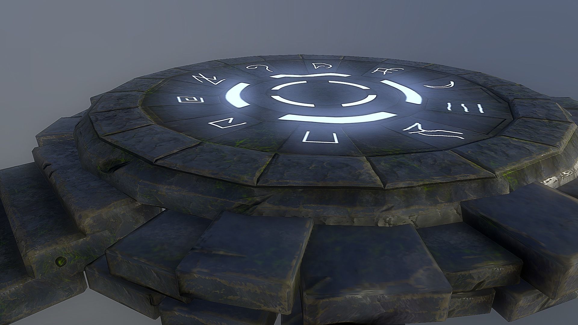 3D model Magic altar VR / AR / low-poly | CGTrader