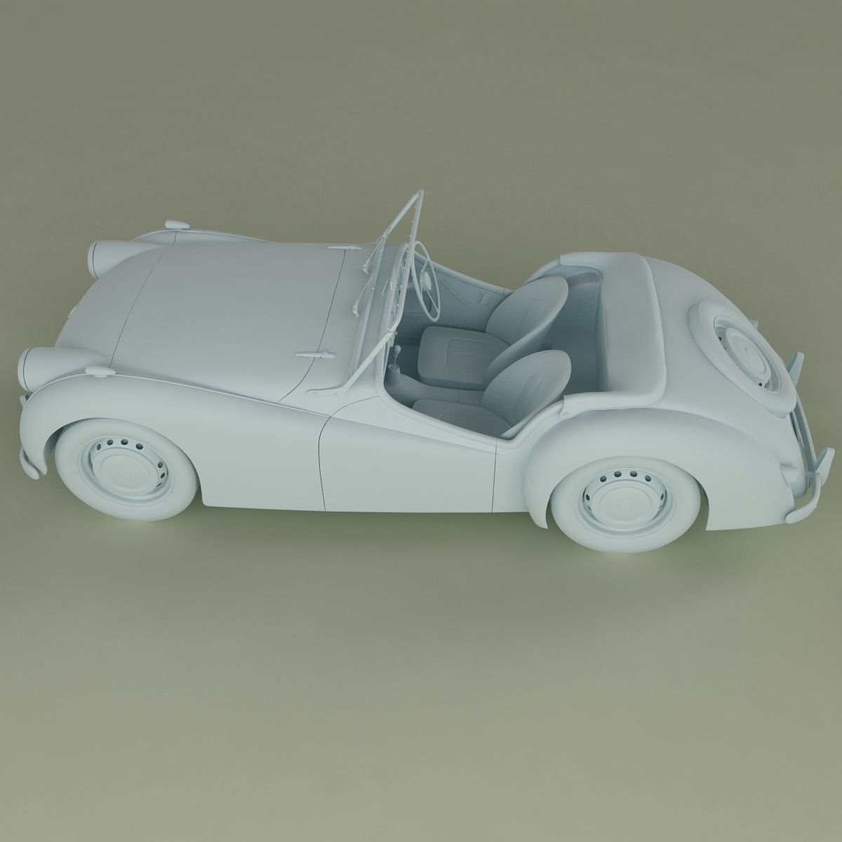 Triumph TR1 Prototype 3D model | CGTrader