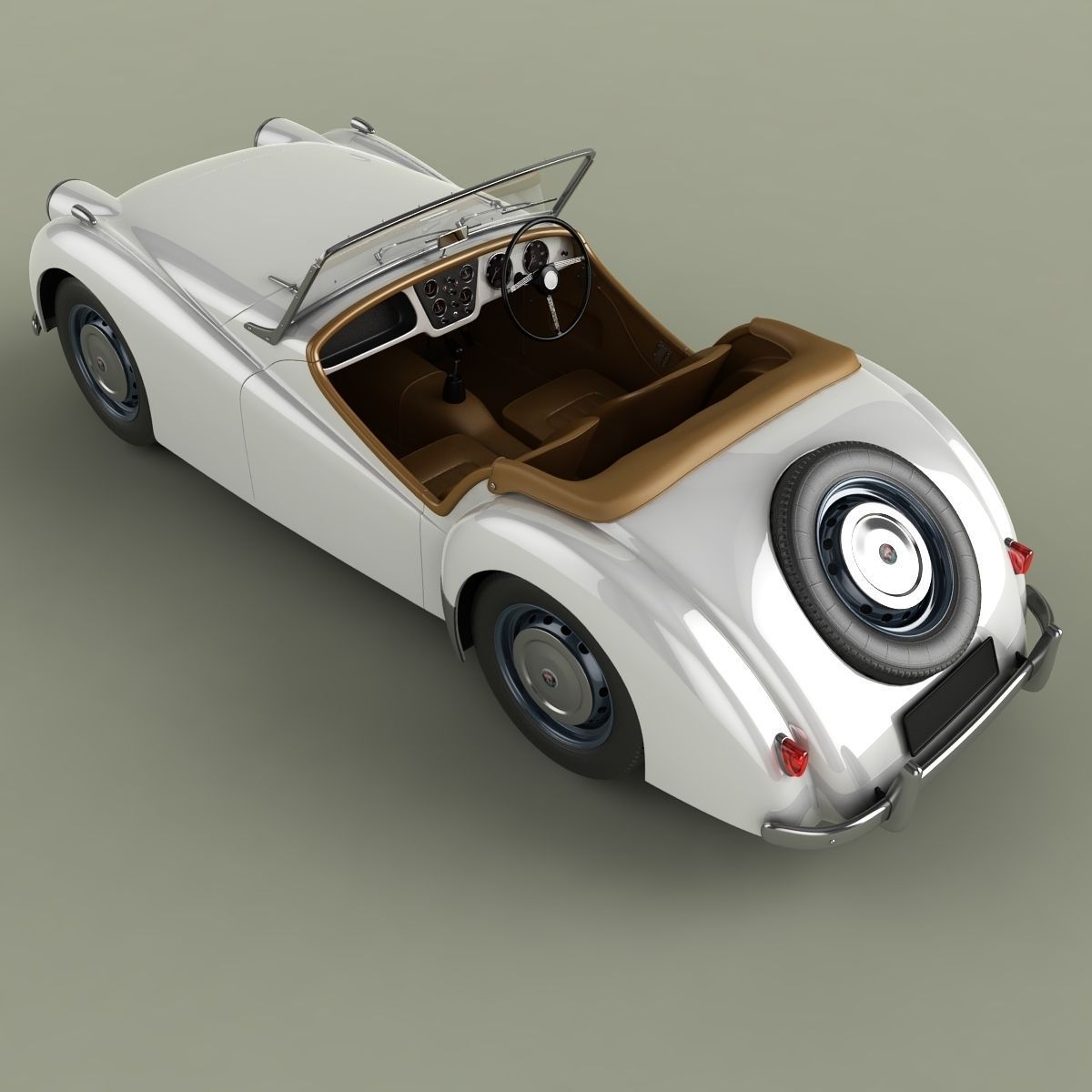 Triumph TR1 Prototype 3D model | CGTrader