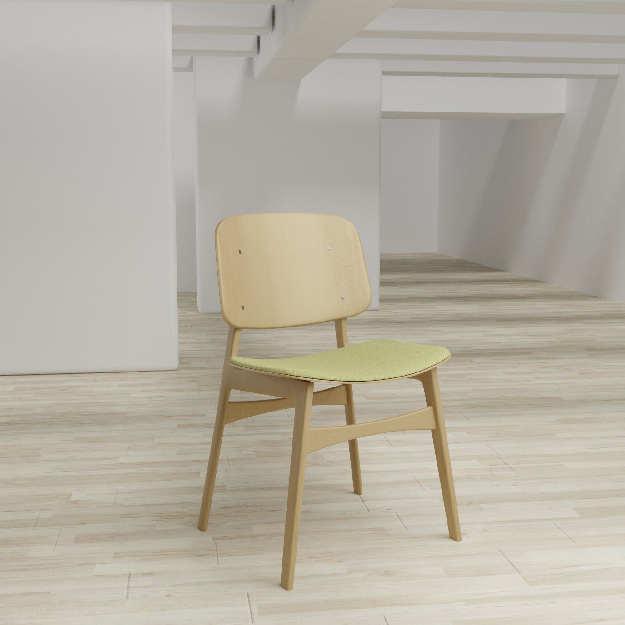 3D model Low-poly modern minimalistic chair VR / AR / low-poly | CGTrader
