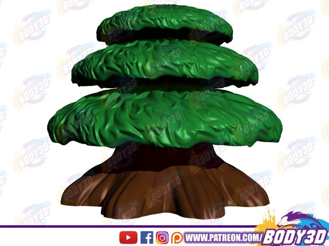 Tree From Zelda free 3D model 3D printable | CGTrader