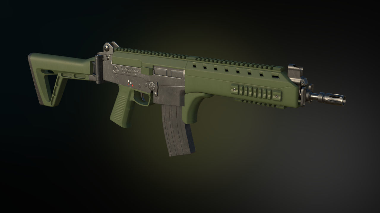 3D model Imbel IA2 Assault Rifle VR / AR / low-poly | CGTrader