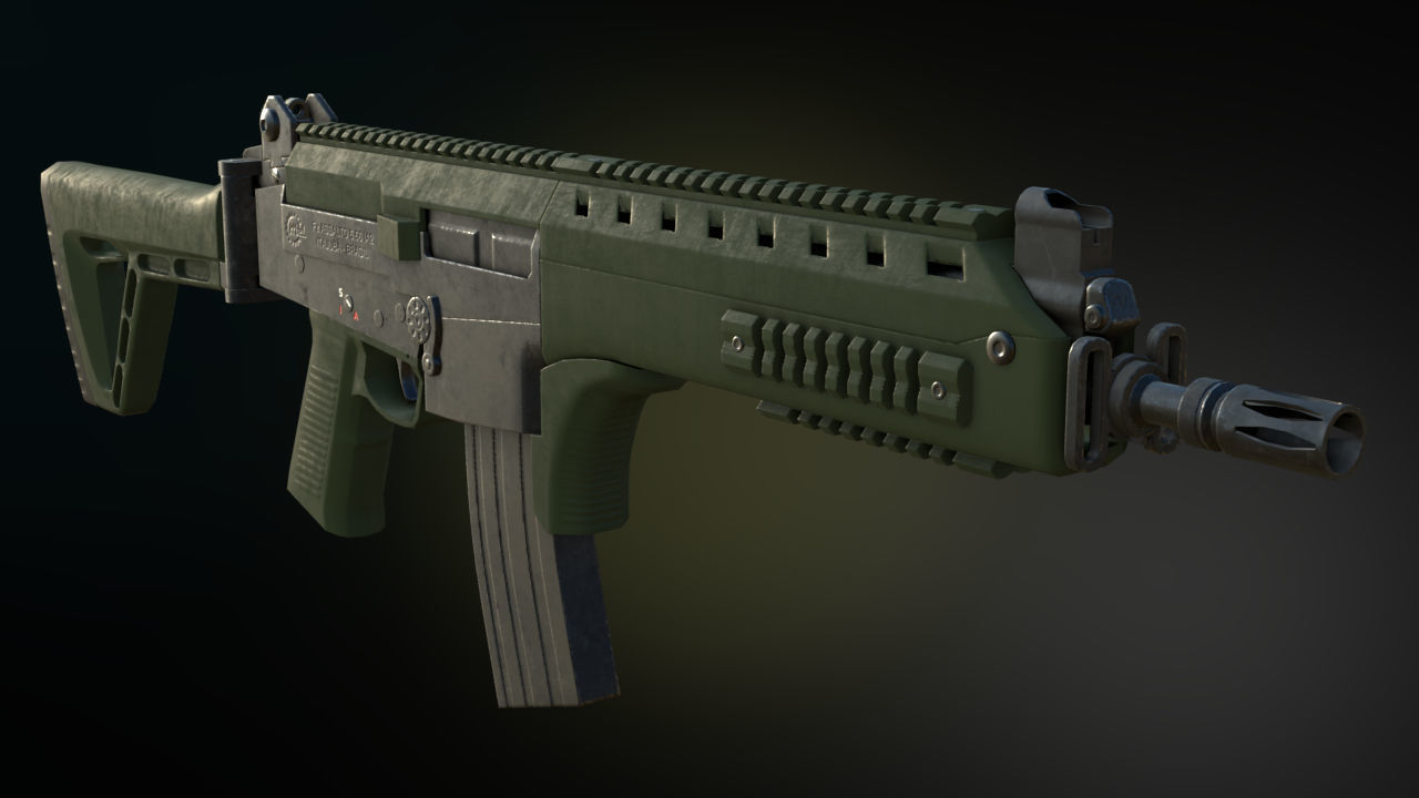3D model Imbel IA2 Assault Rifle VR / AR / low-poly | CGTrader